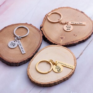 Personalized Engrave Keychain From Actual Hand Writing Family Sign ...