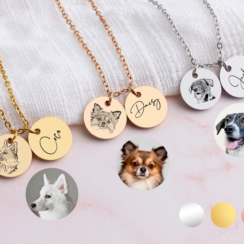 Dog Necklace - Etsy