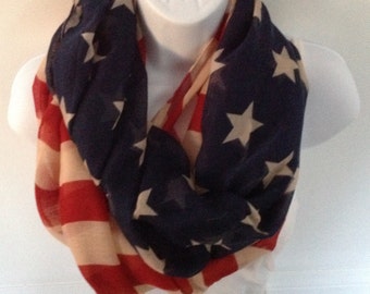 American Flag Scarf - Etsy