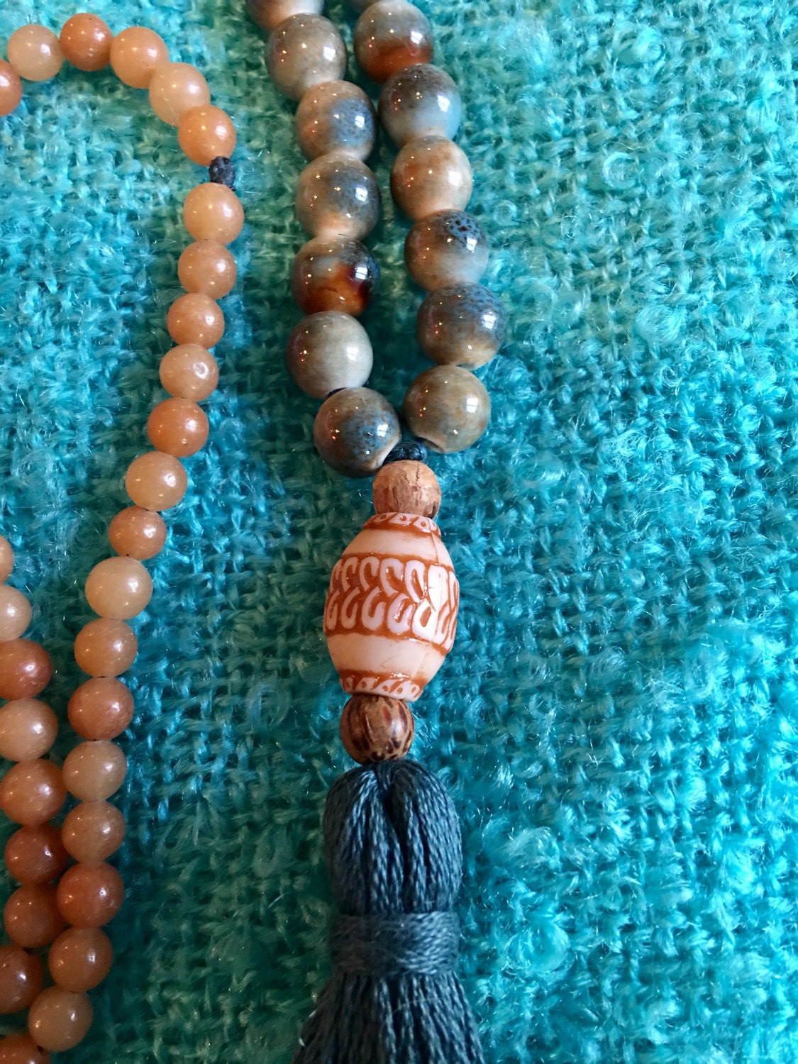 Earth Mother Zen Mala Necklace - Etsy