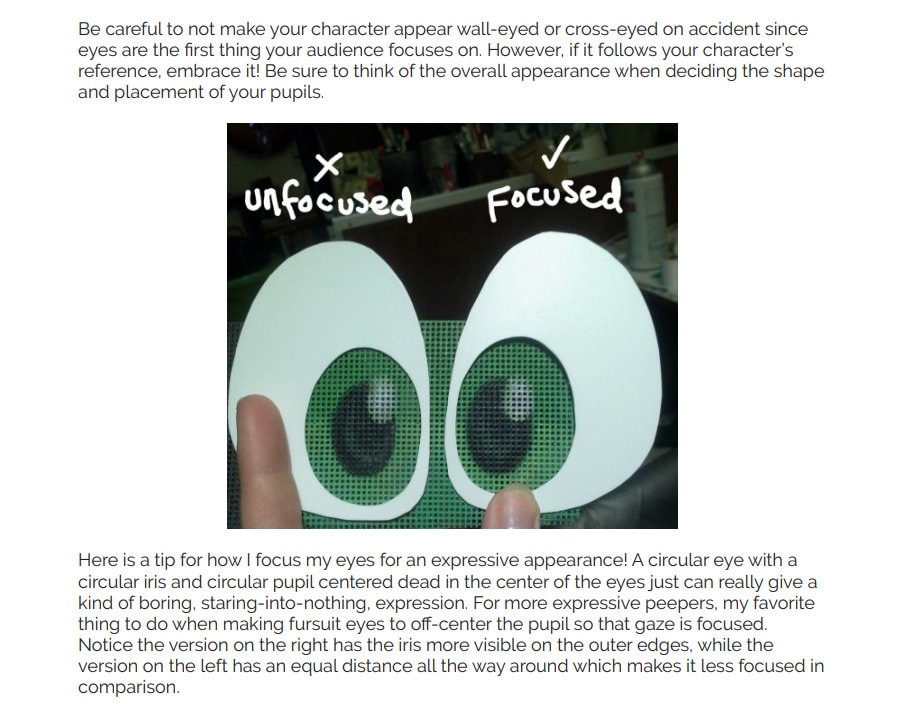 Premium Tutorial: Making Toony Eyes From Upcycled Materials - Etsy
