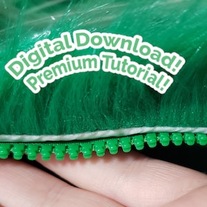 Premium Tutorial: Deluxe Zipper Technique for Faux Fur - Etsy