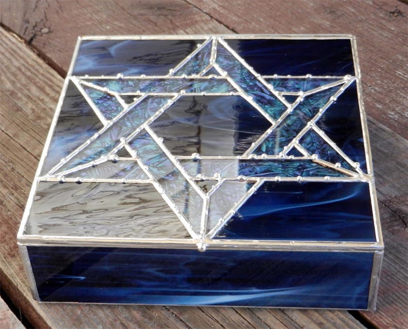 Star of David Keepsake Box, Magen Box - Bar Mitzvah - Bat Mitzvah ...