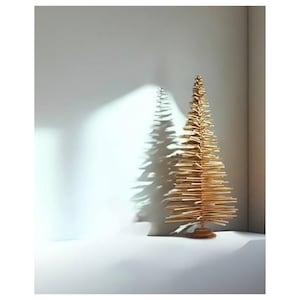 Handcrafted Wood Christmas Tree (3FT-8FT): Modern Scandinavian Style - Etsy