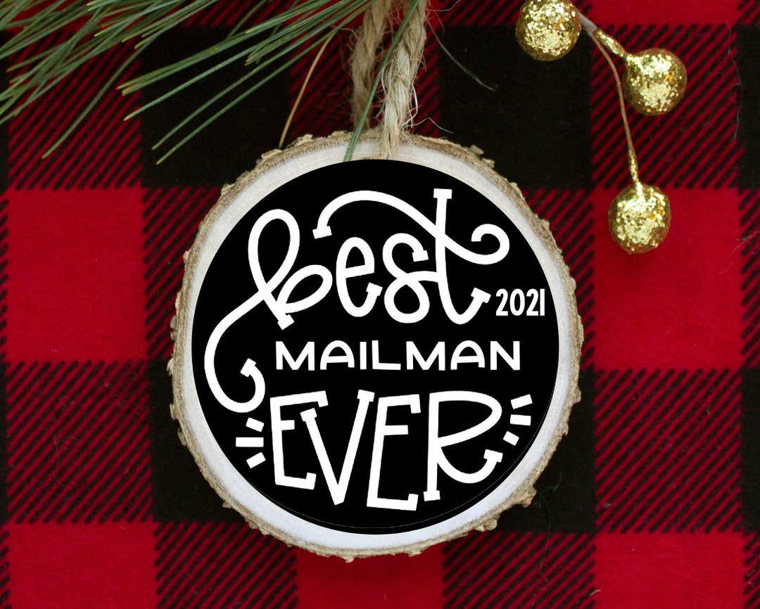 2025 Best Mailman Ever| Mailman Ornament| Ornament| Keepsake Ornament ...