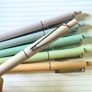 Custom Pens｜personalized Pens｜set of 6 Custom Engraved Soft Touch Pens ...