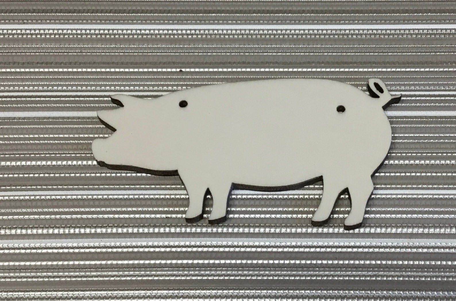NEW Pack of 10 Unpainted Laser Cut Wooden Pigs, Available With Holes or ...