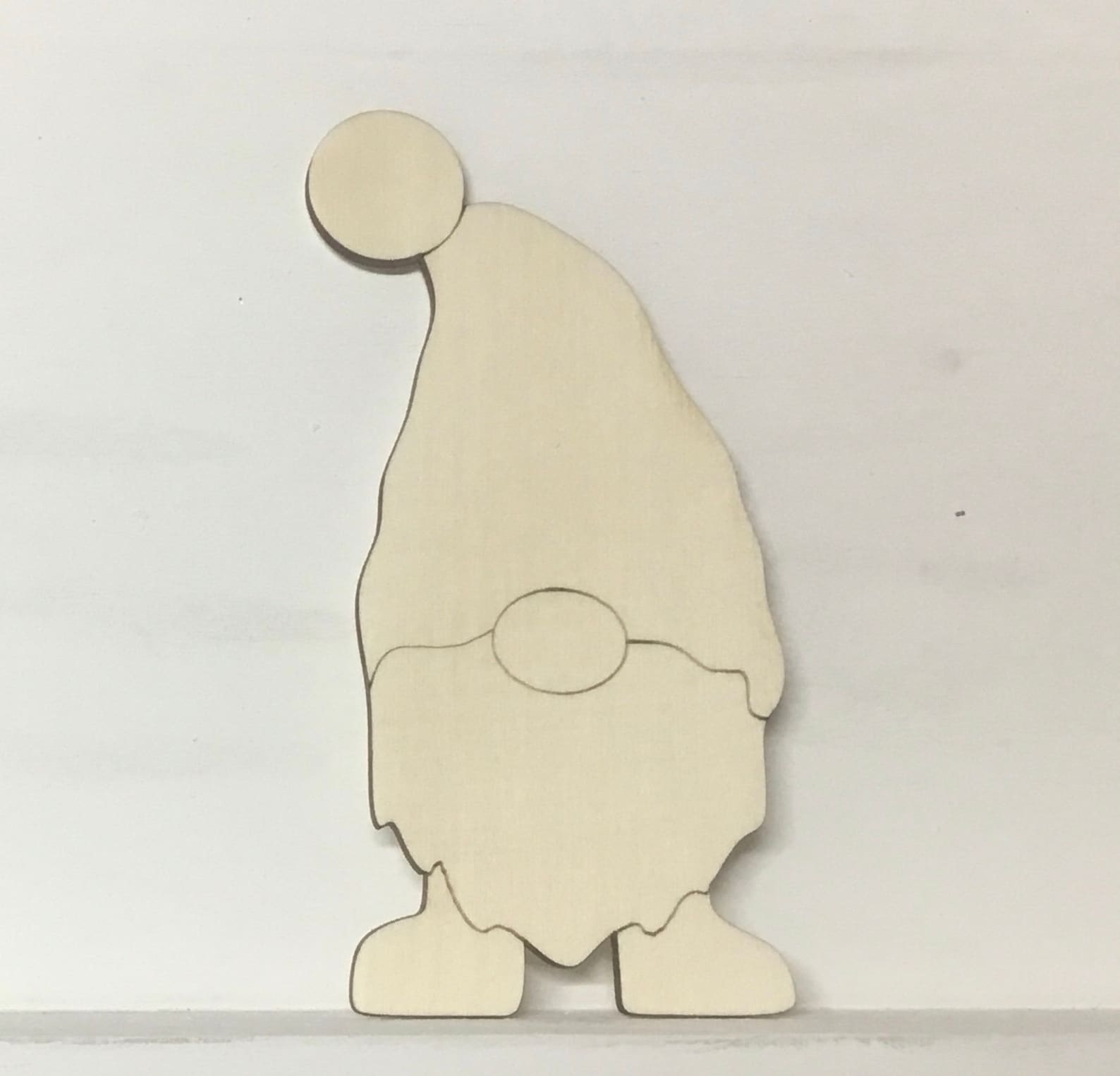 Unpainted NEW Laser Cut Wooden Gonk Gnome Available With or Without ...