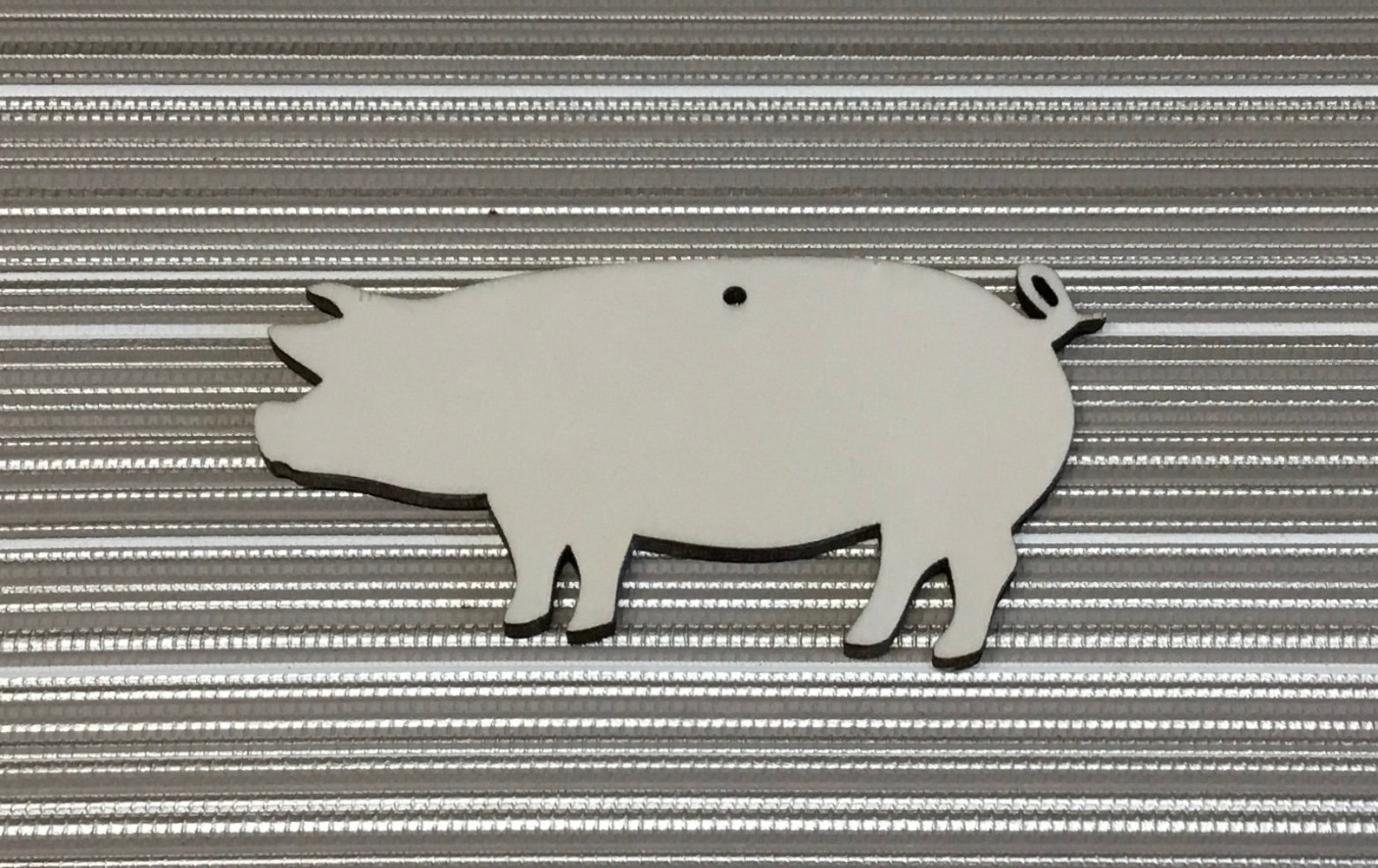 NEW Pack of 10 Unpainted Laser Cut Wooden Pigs, Available With Holes or ...