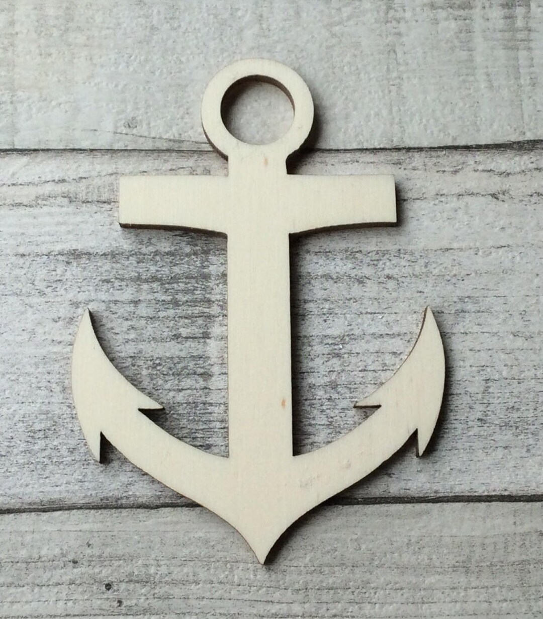 BRAND NEW Pack of 10 Unpainted Laser Cut Blank Anchors Available With ...