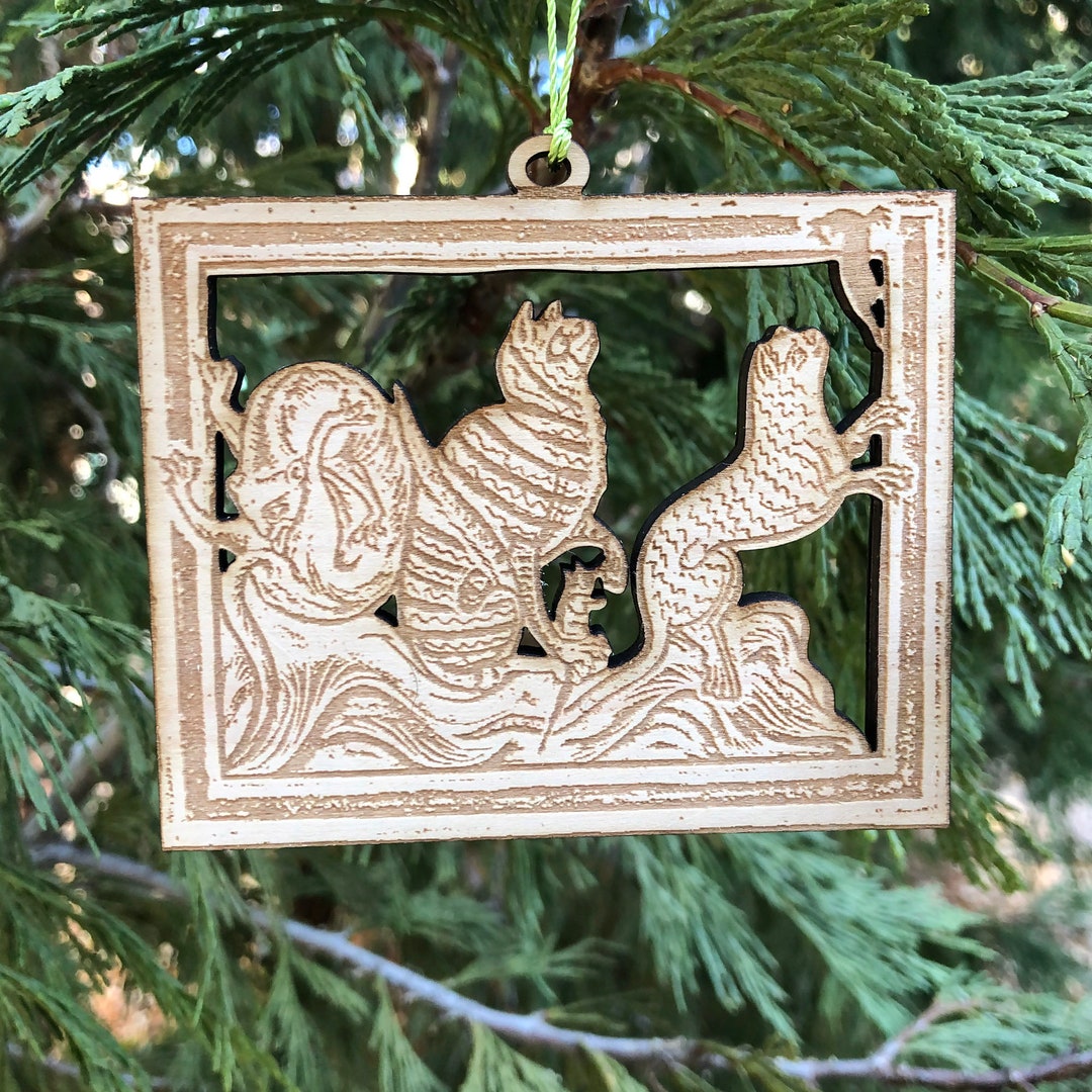 Illuminated Manuscripts - 3 Cats Catting - Etsy