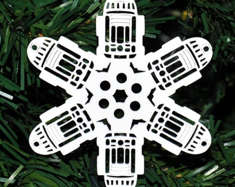 4 Stormtrooper Homage Snowflake Ornament - Etsy