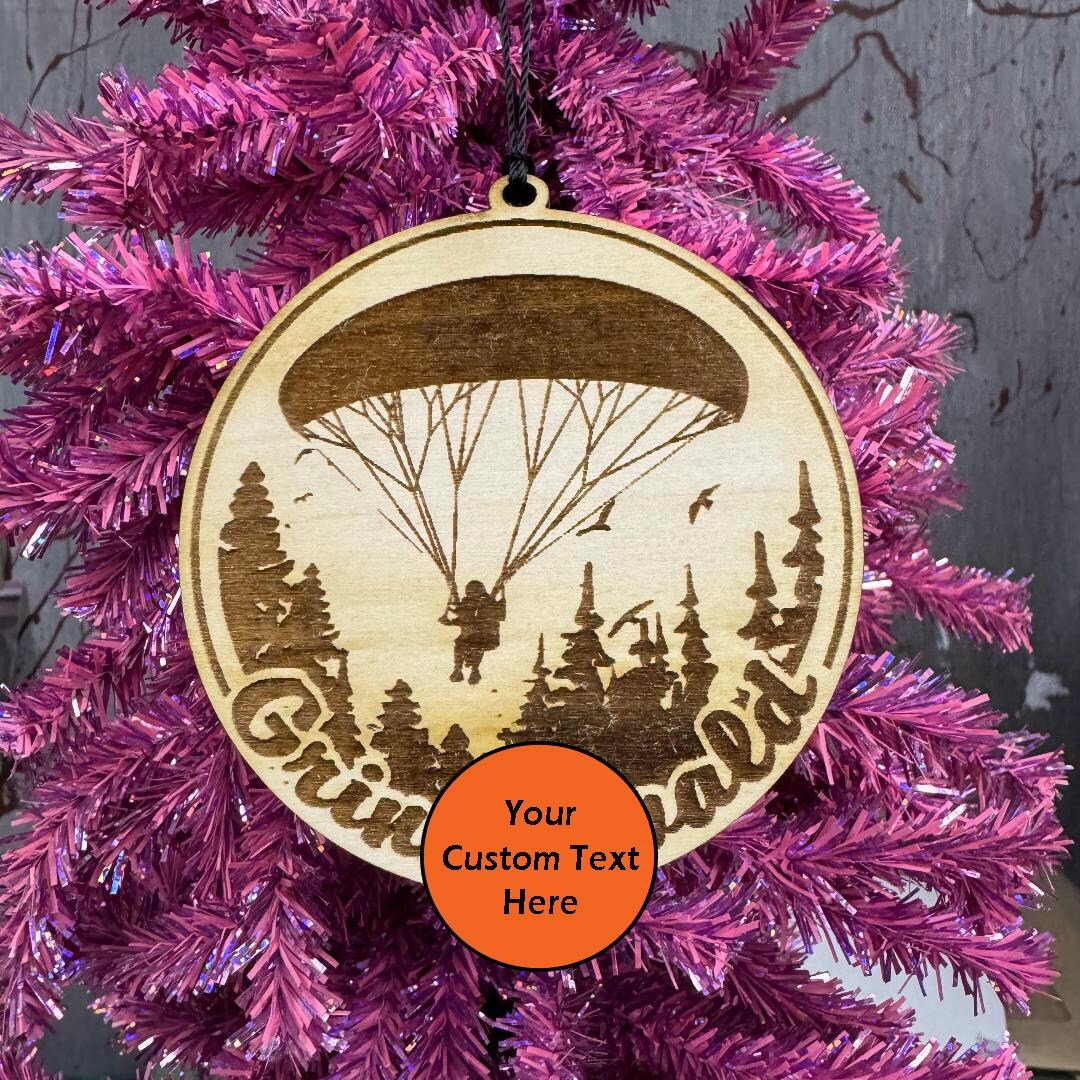Personalized Paragliding Ornament - Etsy