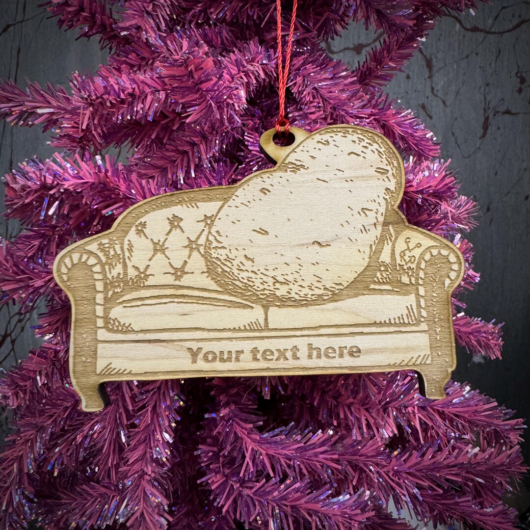 Personalized Year of the Couch Potato Ornament - Etsy