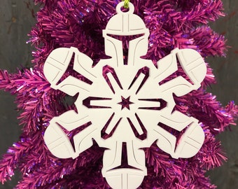 4 Stormtrooper Homage Snowflake Ornament - Etsy