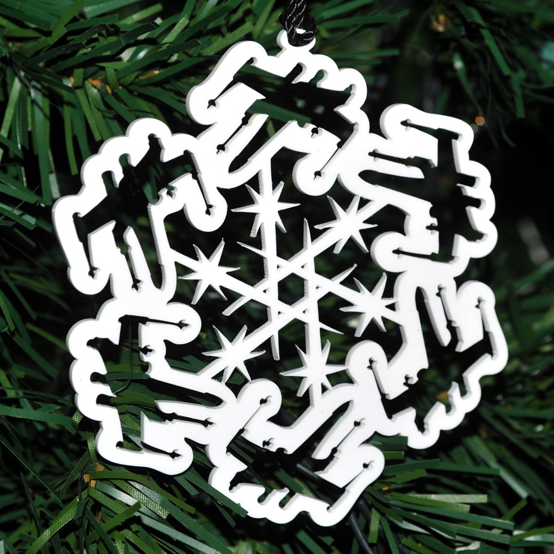 4" X-wing Fighter Homage Snowflake Ornament - Etsy