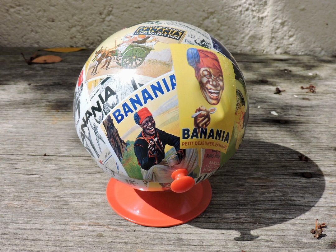 Banania Promotional Advertising Product, Vintage French Tin Box ...