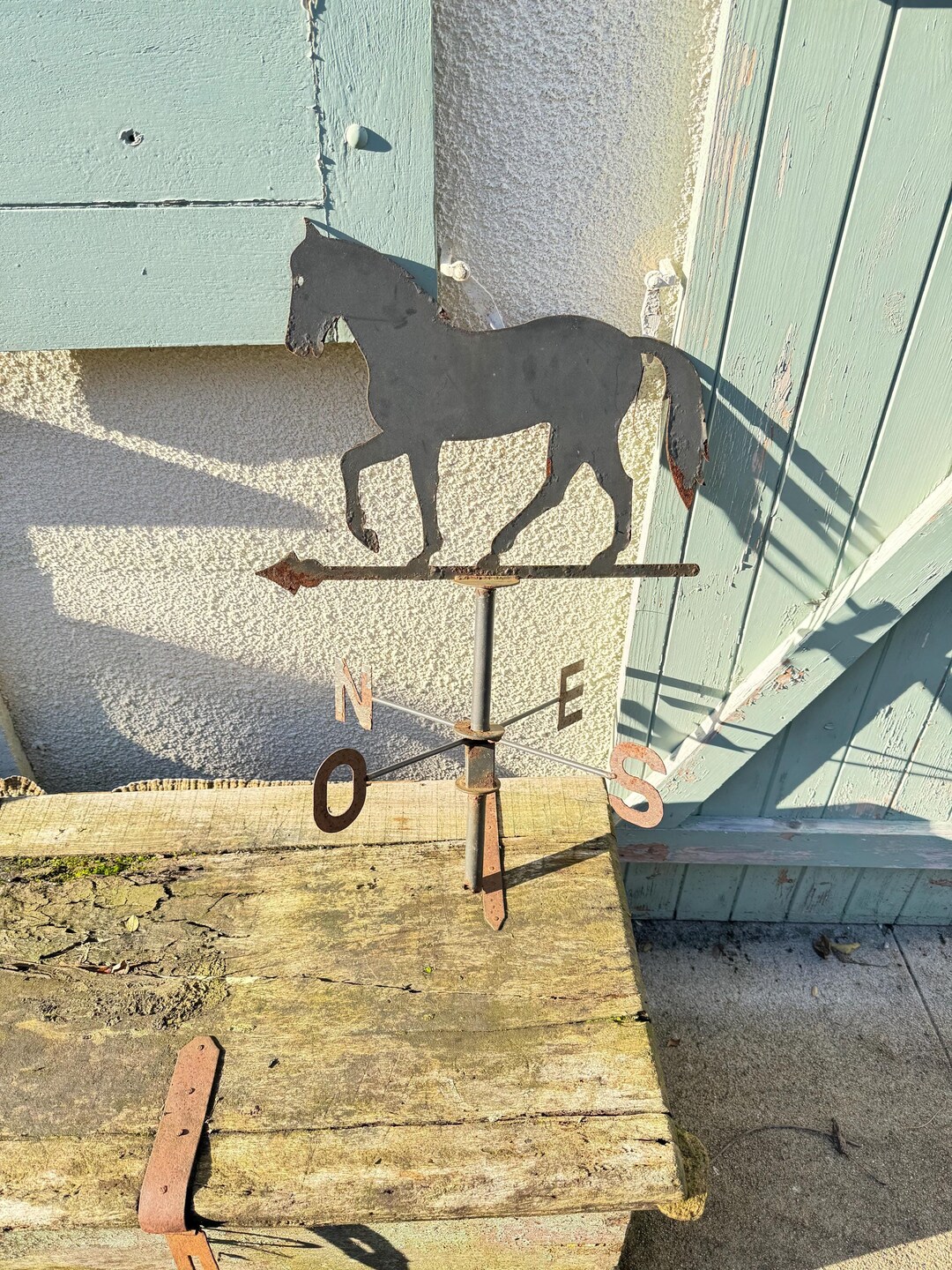 French Horse Weather Vane, 1900s French Folk Art, Vintage Farmstead ...