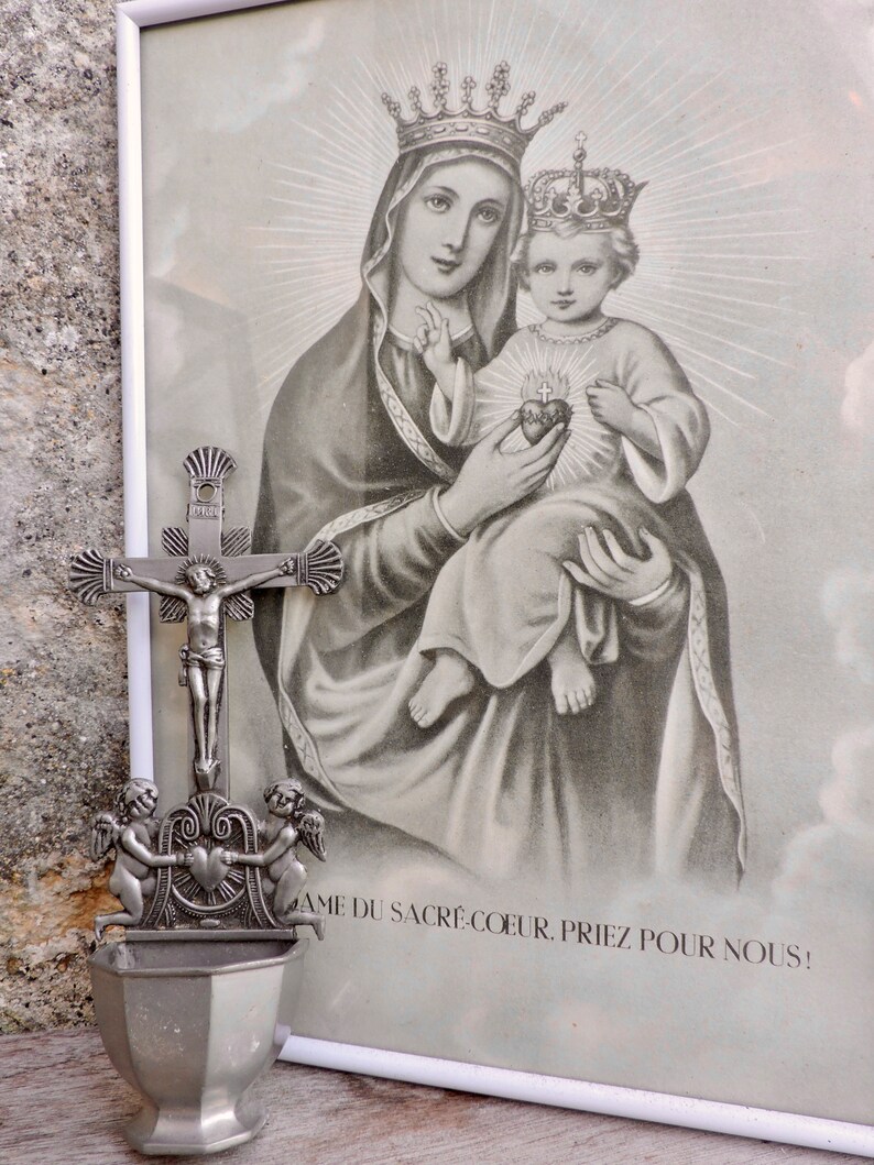 1920s Bénetier Art Deco Water Font Lourdes Pilgrimage - Etsy