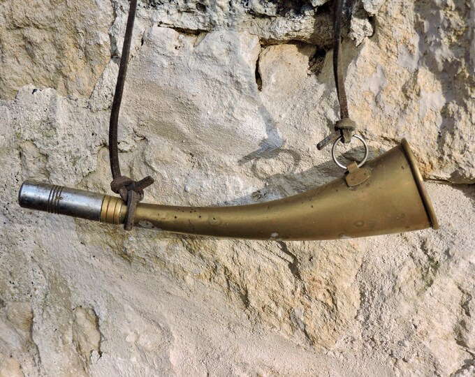 Vintage Hunting Horn - French 1950s Hunting Bugle - Musical Horn ...