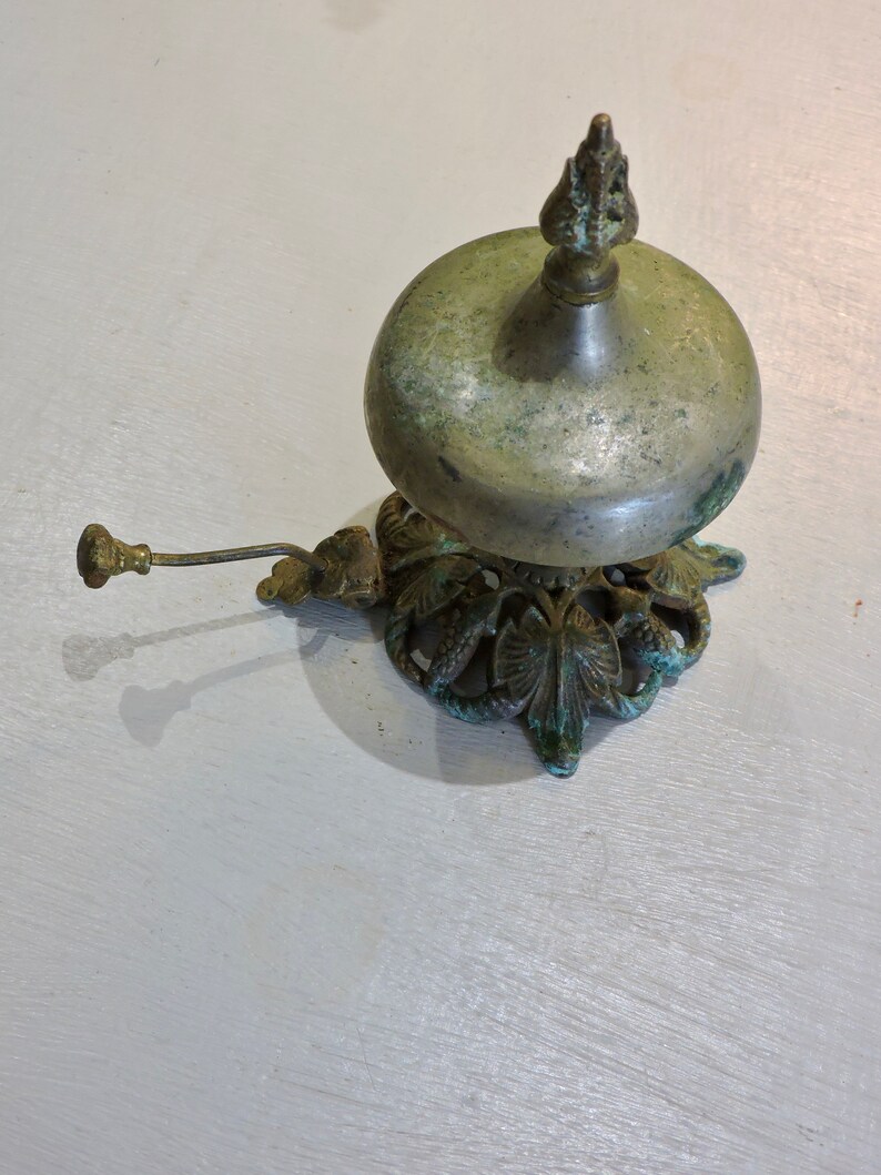 Antique Hotel Counter Bell, Vintage Butlers Bell, French Maison ...
