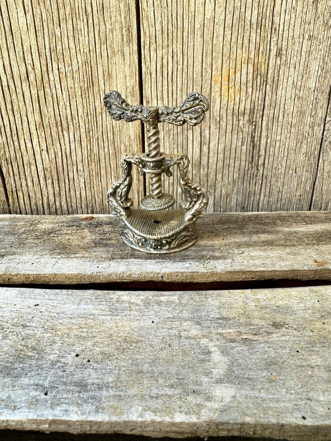 Vintage Cast Iron Nut Cracker, Vintage Screw Nutcracker, Nut Opener ...