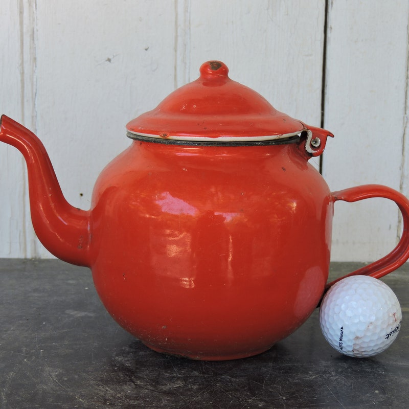 Enamel Tea Pot - Etsy