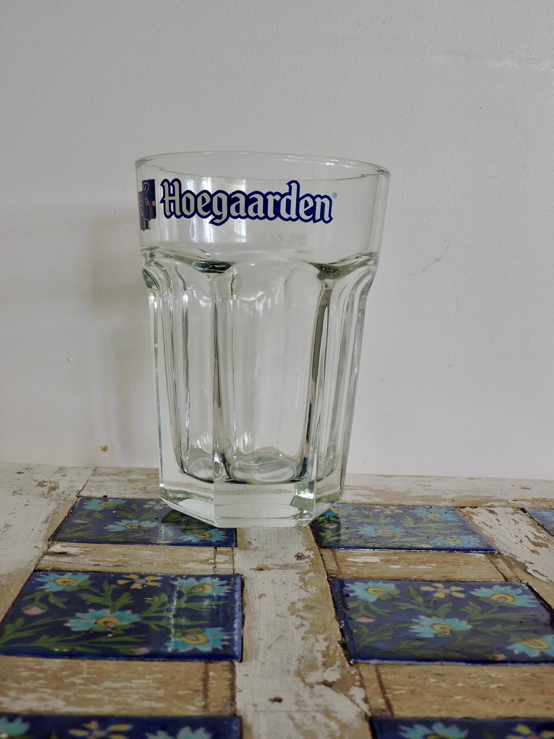 Hoegarrden Bar Top Promotional Glass, Very Heavy Advertising Beer Glass ...