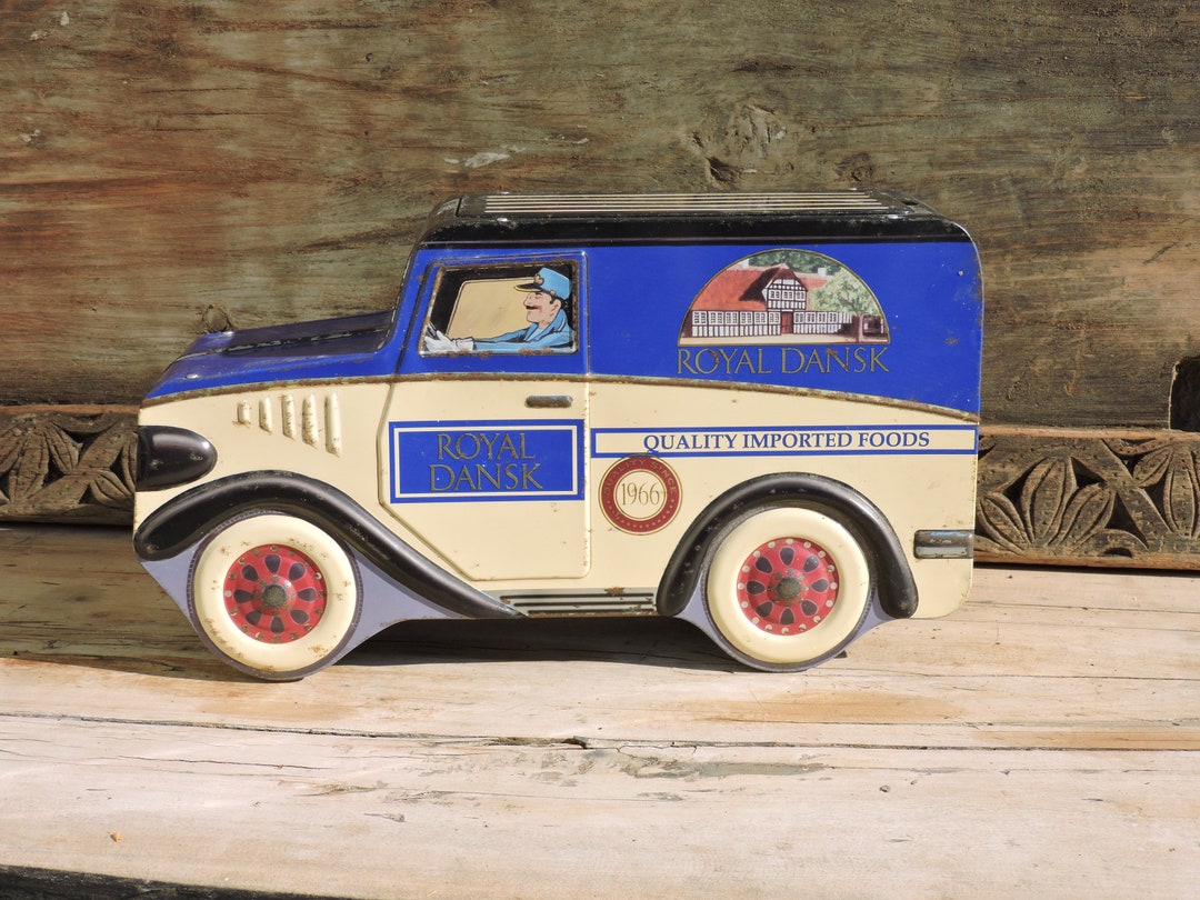 Vintage Biscuits Tin, Royal Dansk Cookie Tin - Etsy