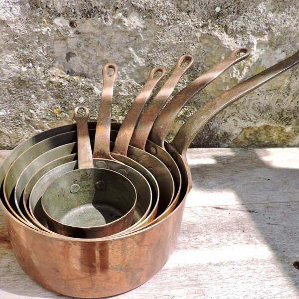 French Copper Pans - Etsy