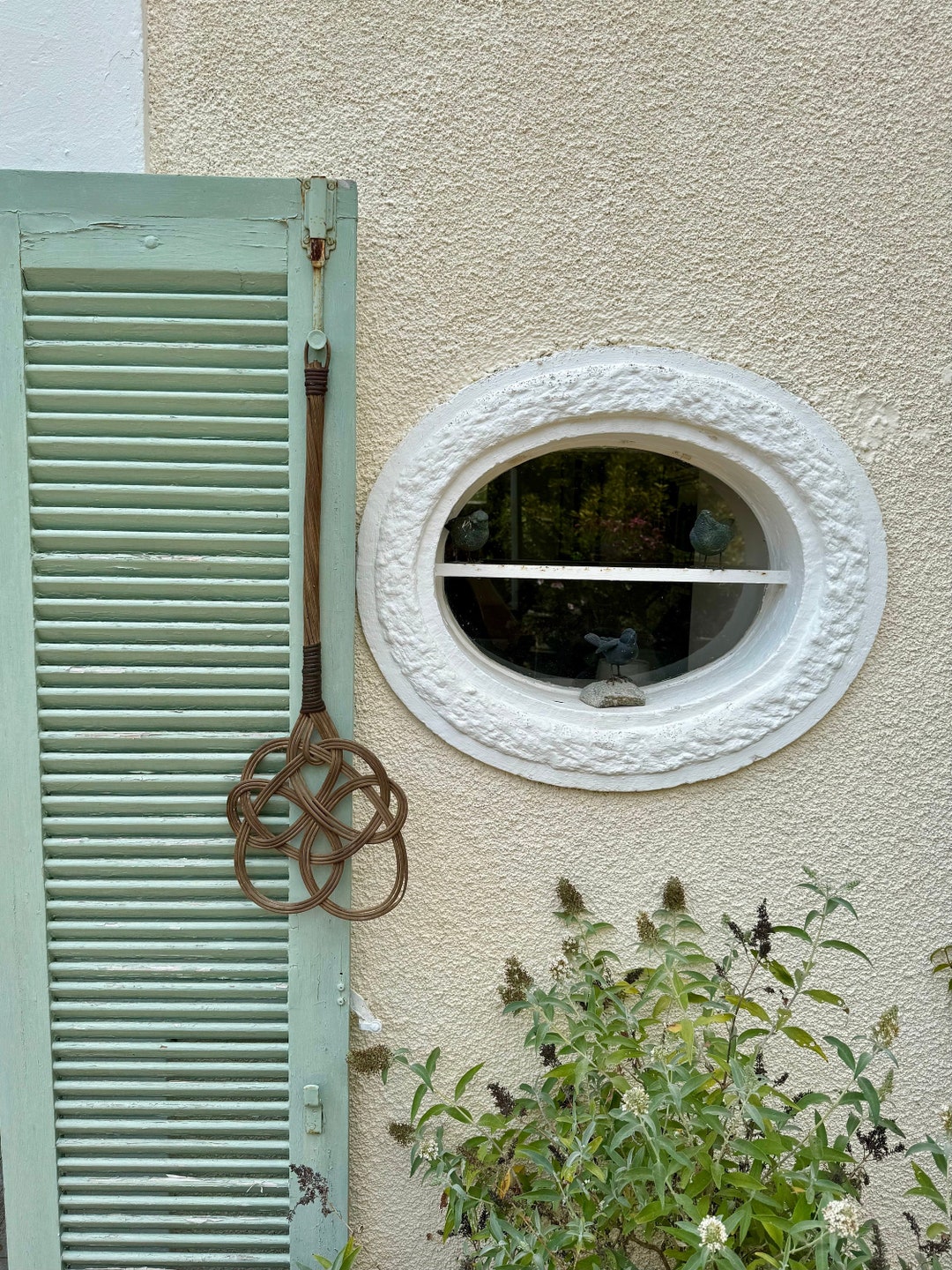 Vintage Carpet Beater French Rattan/cane Woven Rug Beater Carpet Whip ...