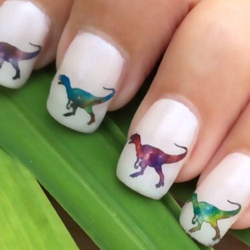 T-rex Nail Decals - Etsy
