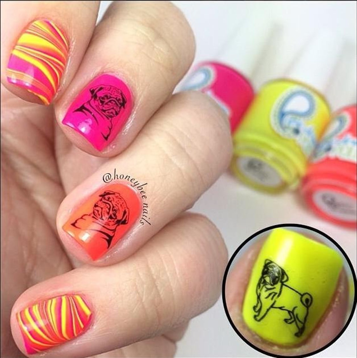 Vines Nail Decal Ivy Nail Art flower nail Design by NAILTHINS | Etsy