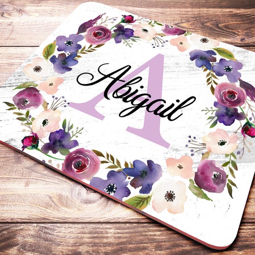 Name Mouse Pad Personalized Mouse Pad Office Decor for - Etsy