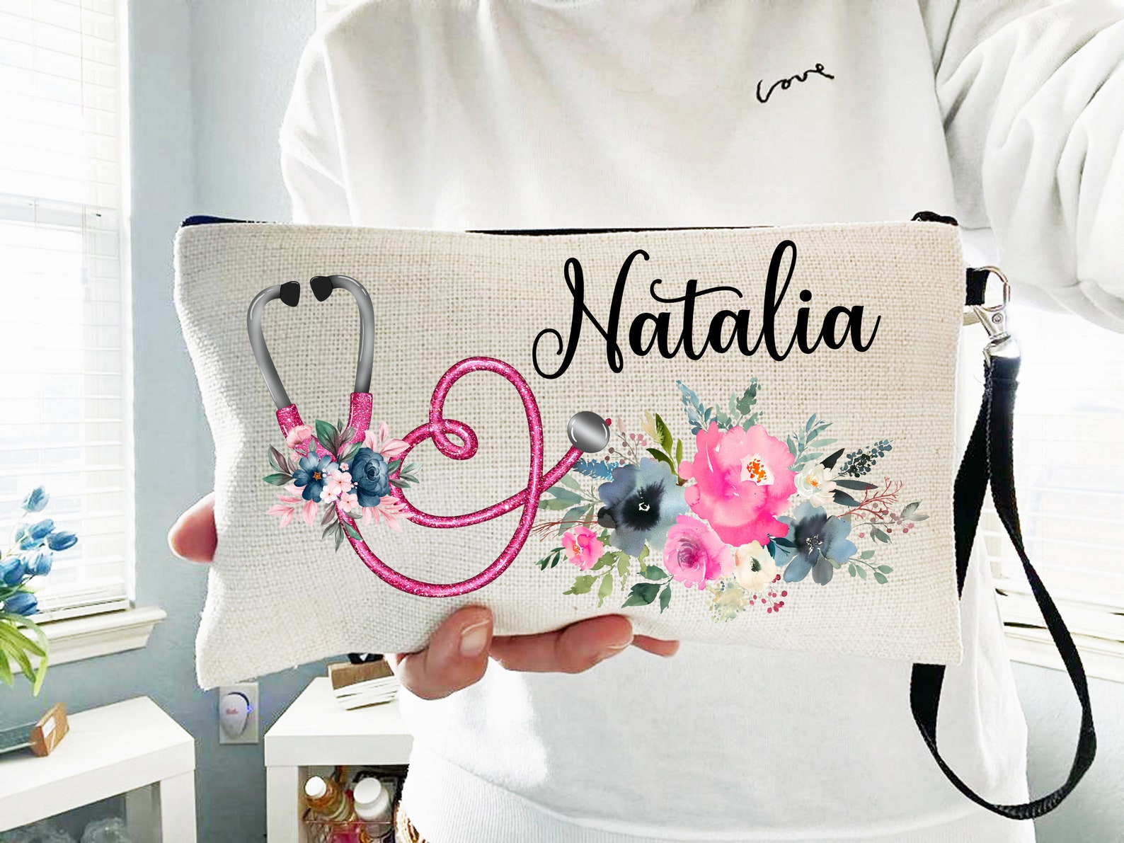 Personalized Nurse Bag, Nurse Coworker Gift, Nurse Accessories Bag ...