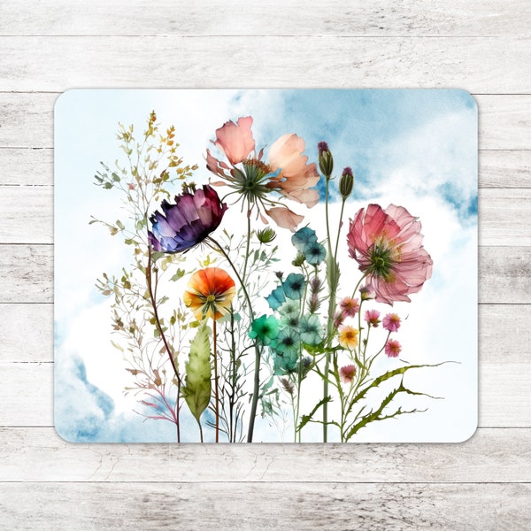 Floral Mouse Pad - Etsy