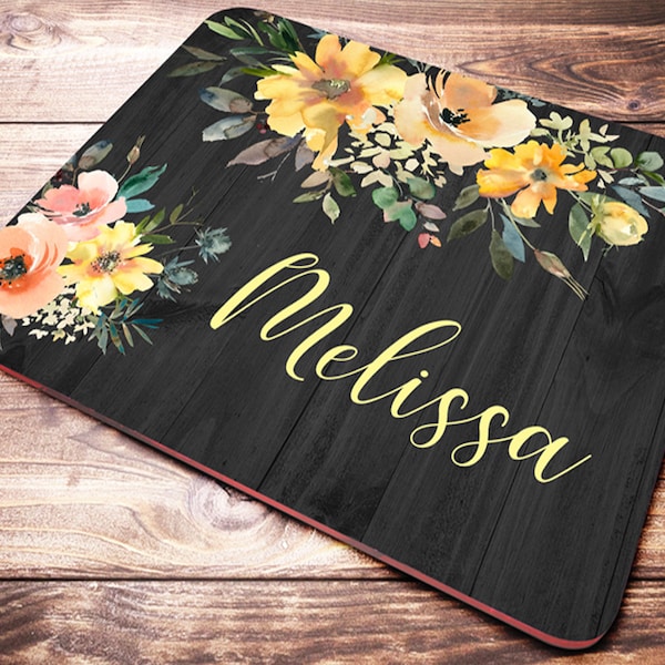 Floral Mouse Pad - Etsy