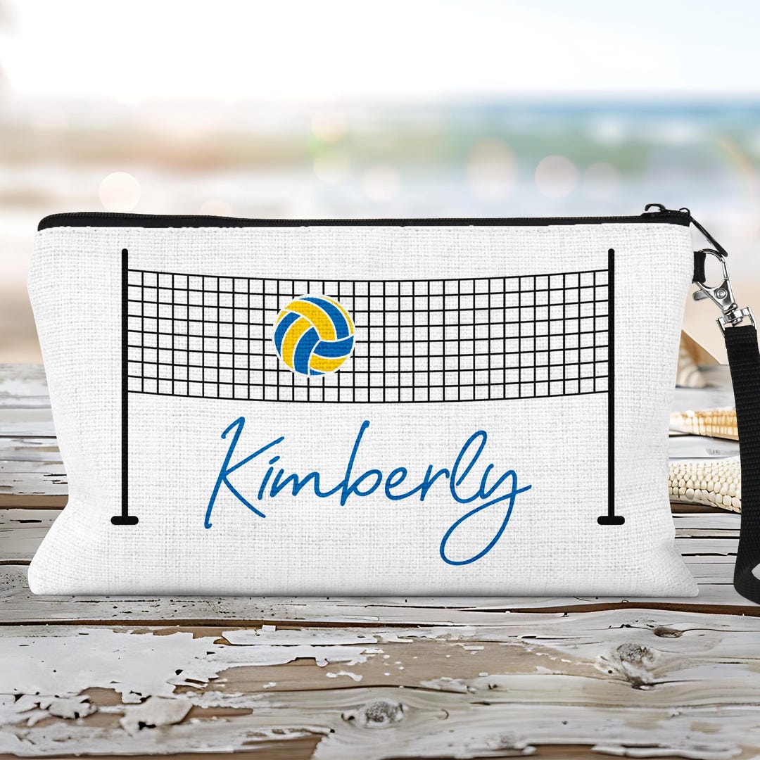 Volleyball Gifts for Teenage Girls Personalized Volleyball Makeup Bag ...