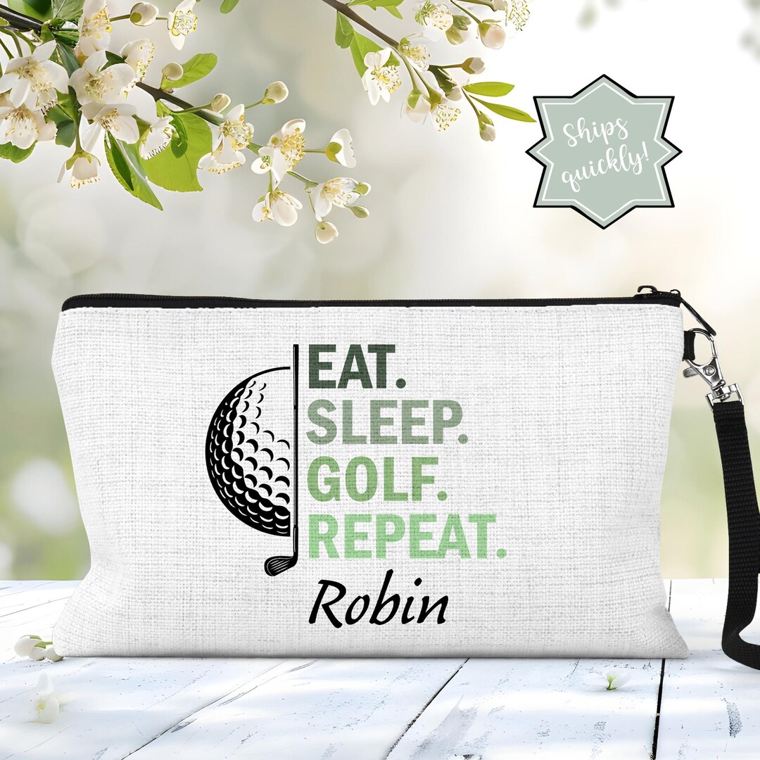Custom Golf Makeup Bag Funny Golf Ladies Cosmetic Bag Golf Gifts for ...
