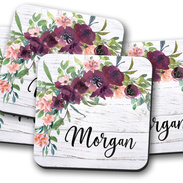 Letter Coaster - Etsy