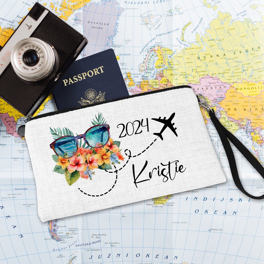 Personalized Travel Wallet, Personalized Passport Holder, Travel ...