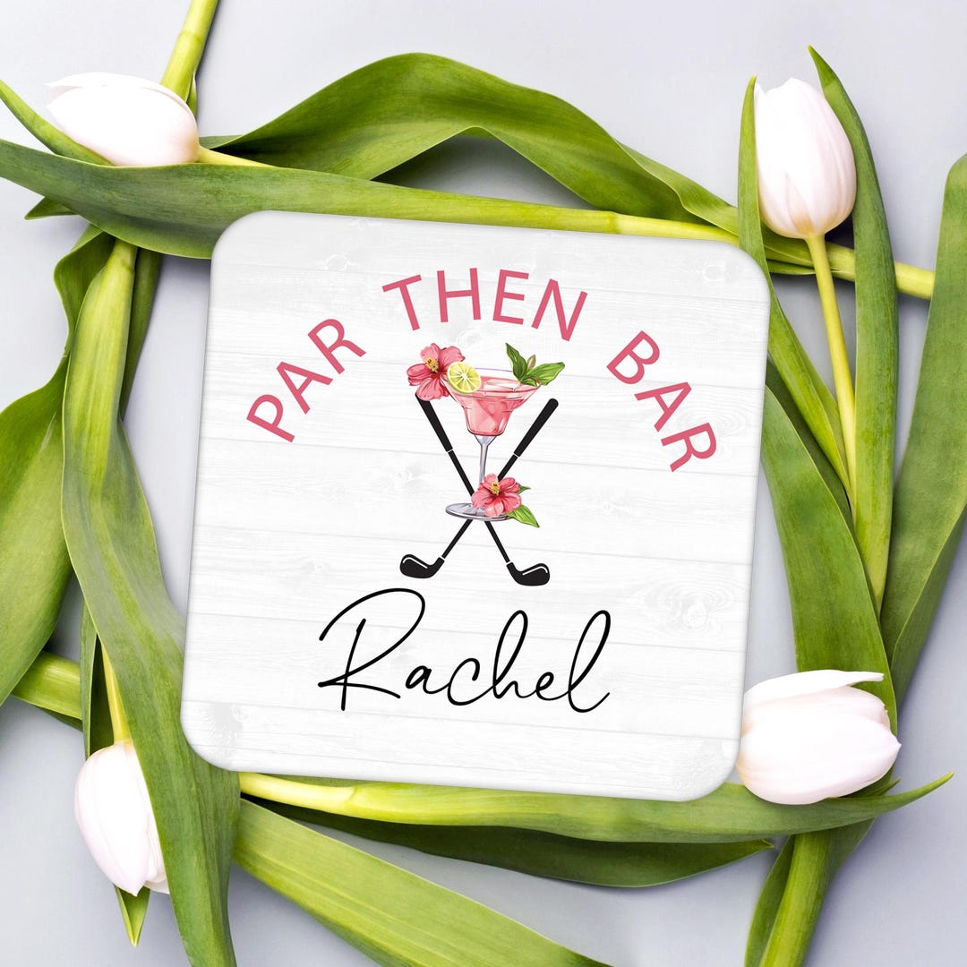 Custom Golf Ladies Drink Coasters Cocktail Golf Coasters for Women Golf ...