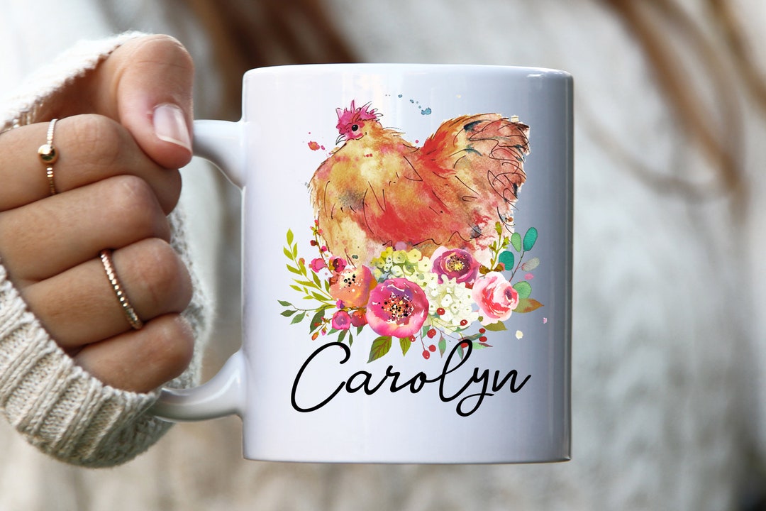 Personalized Chicken Mug Farm Animal Mug Chicken Coffee Mug - Etsy