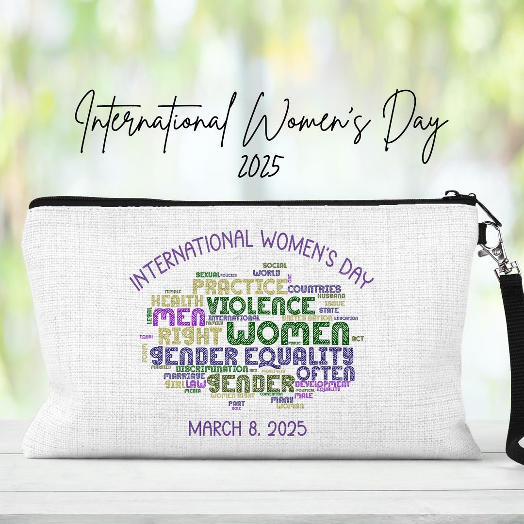 Women's Day Makeup Bag International Women's Day 2025 Accelerate Action ...
