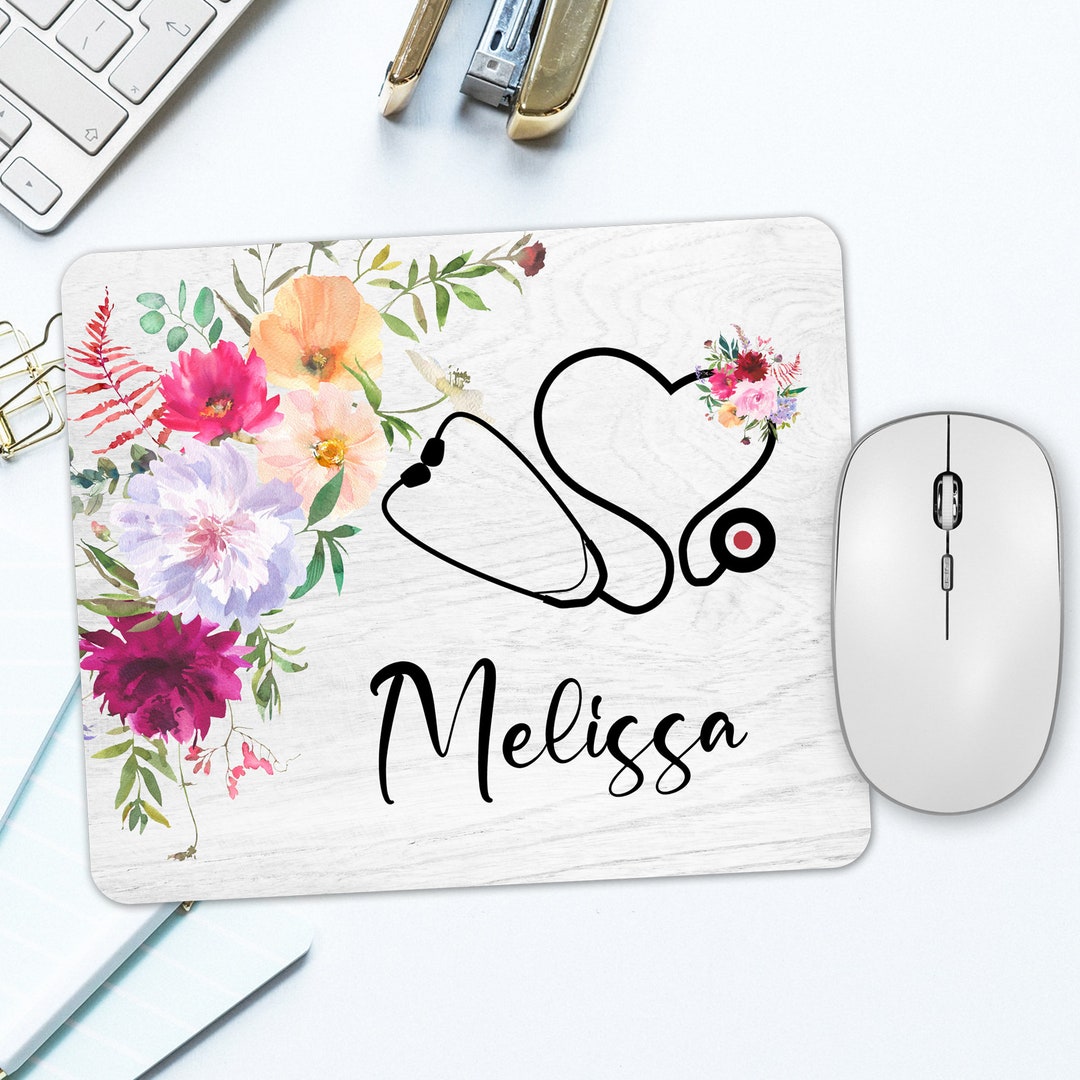 Custom Nurse Mouse Pad, Nurse Office Decor, Personalized Medical ...