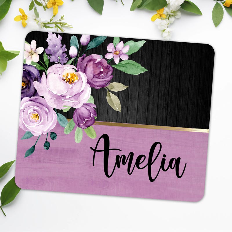 Purple Mouse Pad - Etsy