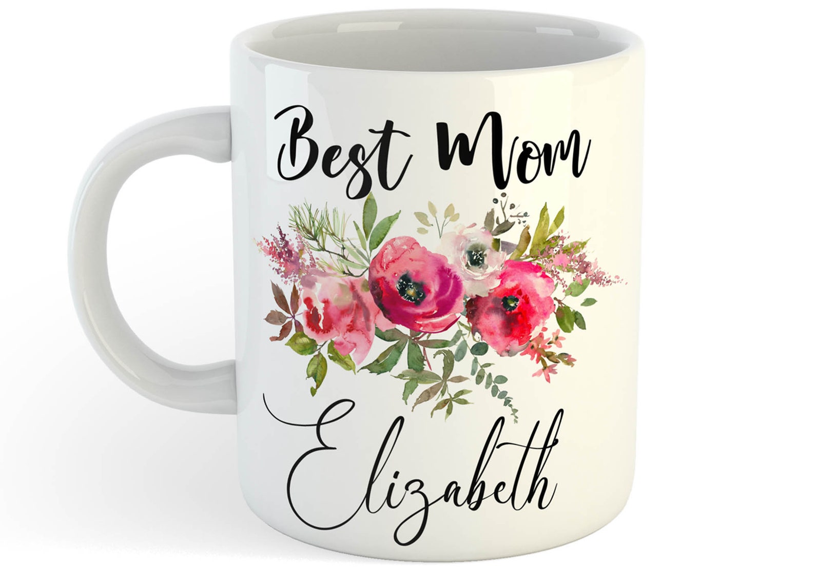 Best Mom Coffee Mug Personalized Mom Mug Mothers Day T Etsy