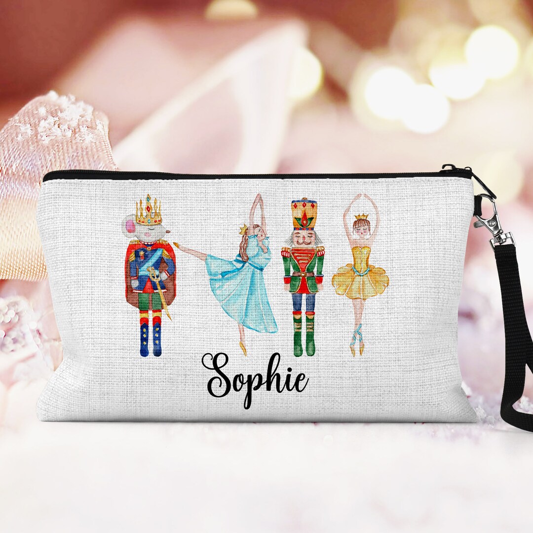 Personalized Nutcracker Ballet Makeup Bag Custom Nutcracker - Etsy