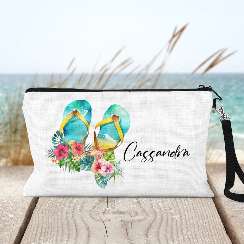 Beach Survival Kit Bag, Personalized Beach Pouch, Beach Trip Gifts ...