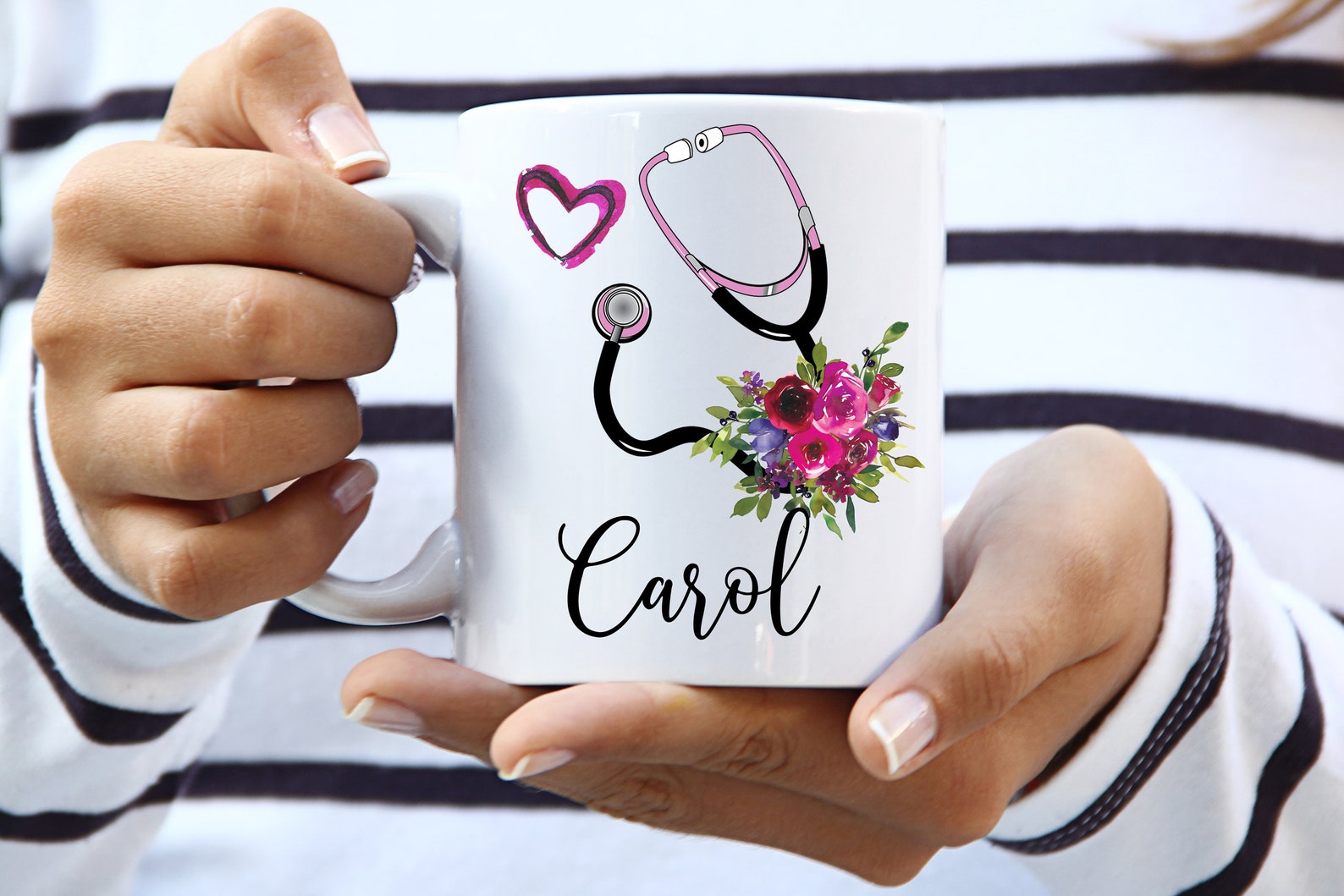 Personalized Stethoscope Mug Nurse Coffee Mug Doctor Gift - Etsy
